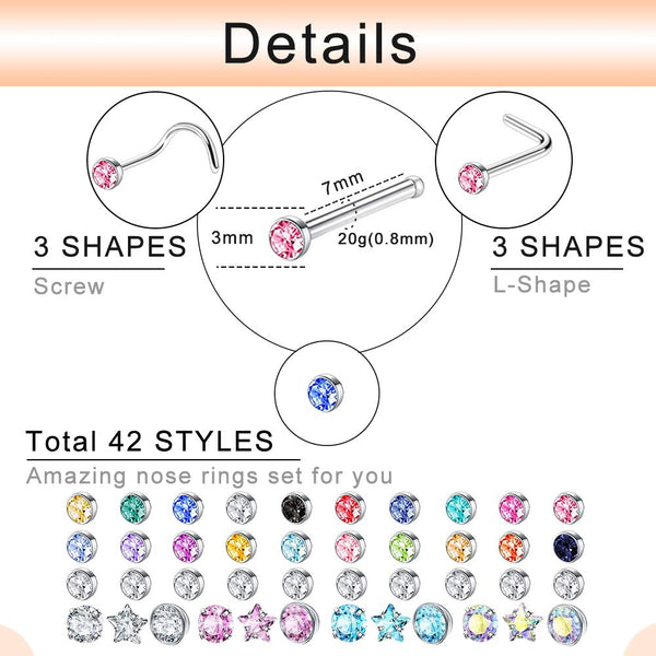 Types Of Nose Piercings Chart