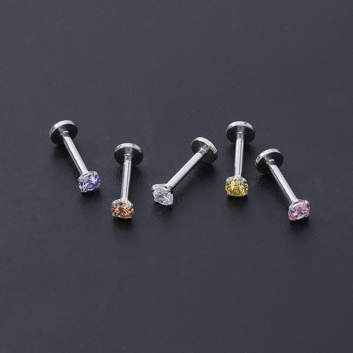 20 Pcs Labret Monroe Lip Piercing Rings Crystal Cartilage Conch Helix ...