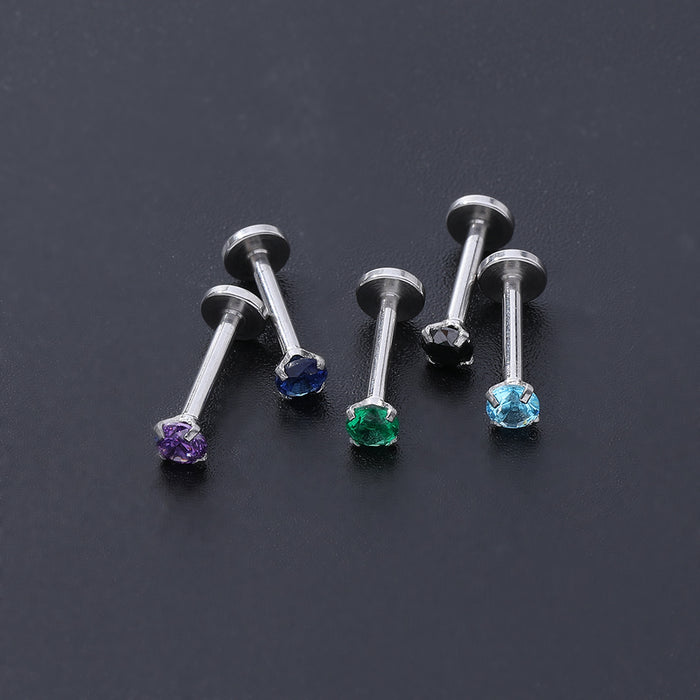 20 Pcs Labret Monroe Lip Piercing Rings Crystal Cartilage Conch Helix ...