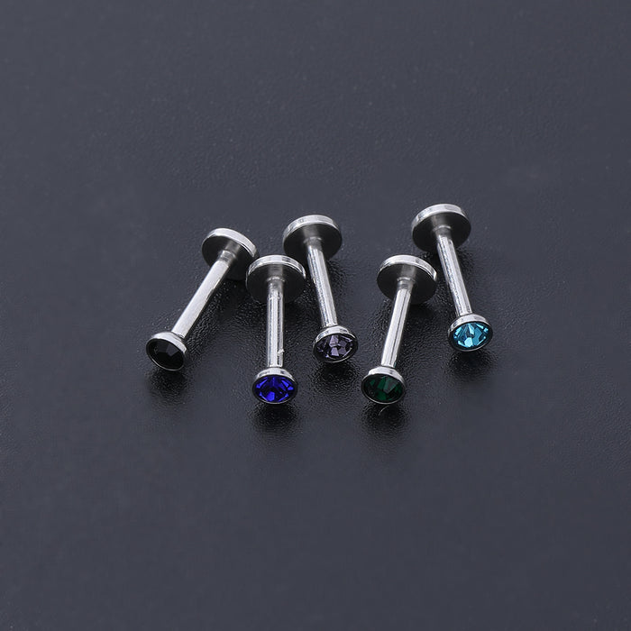 20 Pcs Labret Monroe Lip Piercing Rings Crystal Cartilage Conch Helix ...